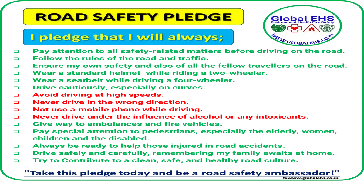 Road Safety Pledge - Global EHS
